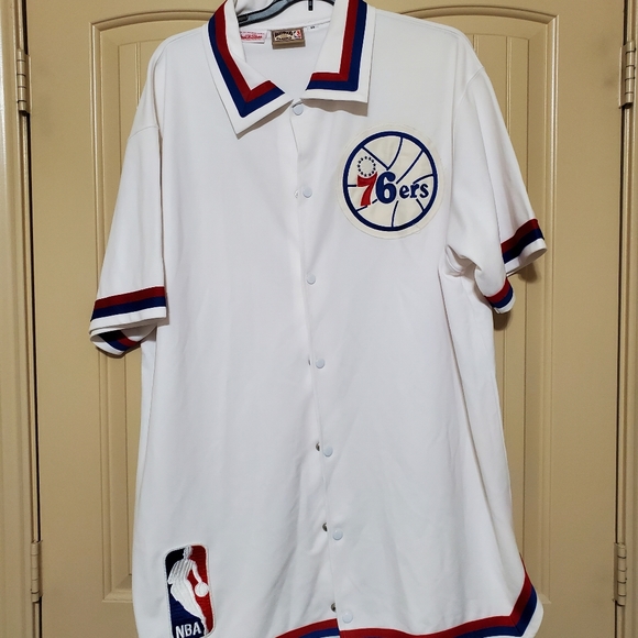 Mitchell & Ness | Jackets & Coats | Philadelphia 76ers Practice Jacket ...